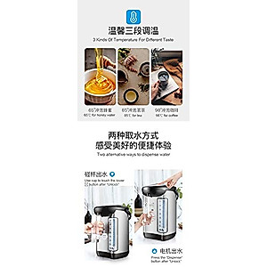 Panda Electric Hot Water Boiler and Warmer, Hot Water Dispenser, 304 Stainless Steel Interior (3.3 Liter, White)