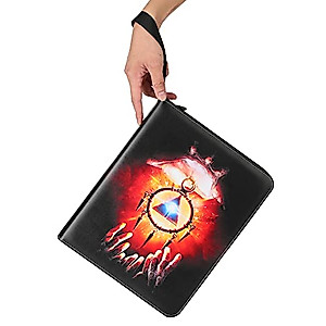 Trading Card Binder for Yu-Gi-Oh Cards - Holds 720+ Cards, 9 Pocket Trading Card Holder Album with Sleeves, Top Loading Pocket Storage Case for TCG