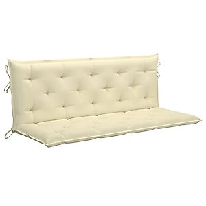 imasay Cushion for Swing Chair Cream White 59.1" Fabric