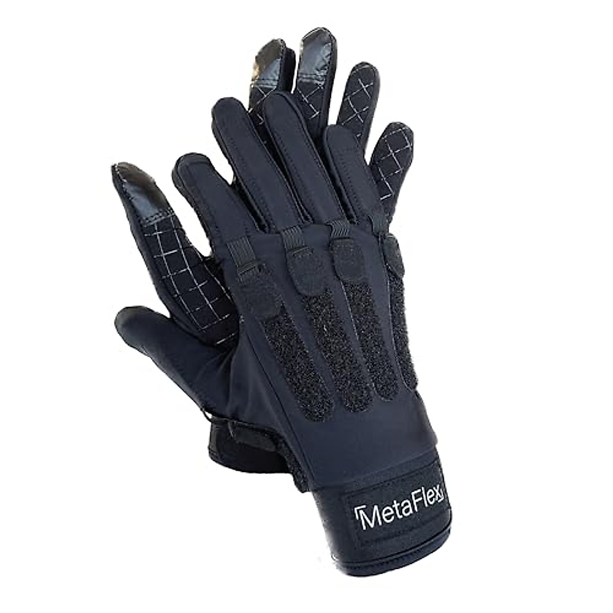 MetaFlex Arthritis Pain Relief Gloves - Therapeutic Compression Glove & Wearable Grip Strengthener - Adjustable Resistance Bands for Swelling Relief and Mobility Improvement