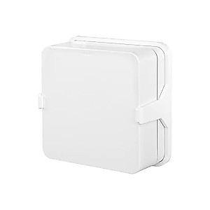 Koroao Adhesive Wall Mount for Lutron Caseta Smart Bridge, Compatible with Lutron Caseta L-BDG2/L-BDGPRO2 Adhesive or Screw Wall Bracket - Easy to Install (Not Compatible with PD-REP)