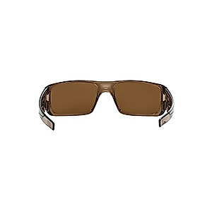 Oakley Men's OO9239 Crankshaft Rectangular Sunglasses, Brown Smoke/Brown Tungsten Iridium Polarized, 60 mm