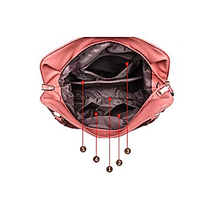 SMALLBLUER Women Hobo Handbag Classic Shoulder Bag Fashion Crossbody Bags Purse-Blue