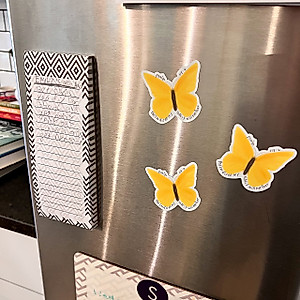 Swaygirls Christian magnets | Religious magnets | Christian faith fridge magnets | Bible verse quote magnets | Yellow butterfly Psalm 118:6 do not fear