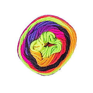 Red Heart Super Saver Yarn-Bright Stripe