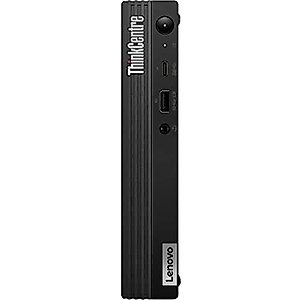 Lenovo ThinkCentre M70q 11DT00FGUS Desktop Computer -Intel Core i5 10th Gen i5-10400T Hexa-core (6 Core) 2 GHz - 8 GB RAM DDR4 SDRAM - 256 GB NVMe M.2 PCI Express NVMe SSD - Tiny - Black