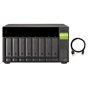 QNAP TL-D800C 8 Bay Desktop JBOD Storage Enclosure with USB 3.2 Gen 2 Type-C Connectivity