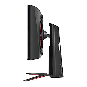 LG 34GP950G-B 34 Inch Ultragear QHD (3440 x 1440) Nano IPS Curved Gaming Monitor with 1ms Response Time and 144HZ Refresh Rate and NVIDIA G-SYNC Ultimate with Tilt/Height Adjustable Stand - Black