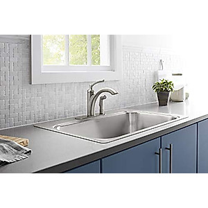 Kohler K-R29671-VS Linwood Kitchen Sink Faucet, Vibrant Stainless