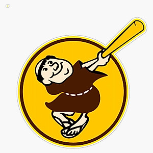 Vision Signs THE SAN DIEGO SWINGING FRIAR STICKER Sticker Bumper Sticker Vinyl Decal 5inch