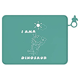 Silicone Placemats for Baby & Kid, Stain Resistant Non-Slip Toddler Food Mats Eating Table Mat with 2 Packs (Series 3)