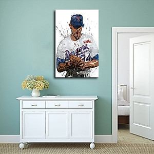 DIANSHANG Nolan Ryan Poster Baseball Portrait Art Canvas Bedroom Wall Decor Print Picture Office Dorm Room Decor Gifts Unframe:12x18inch(30x45cm)
