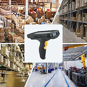 TC53 Trigger Handle with Protective Case for Zebra TC53 TC58 Handheld Barcode Scanner Mobile Computer, Rugged Cover (SG-NGTC5EXO1-01) and Sensitive Trigger Handle (TRG-NGTC5-ELEC-01) for Easy Scanning