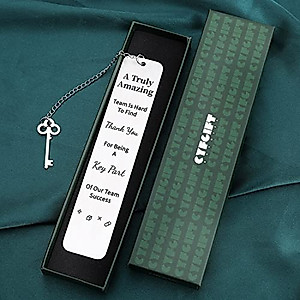 Thank You Gifts for Women Employee Appreciation Bookmark Christmas Gifts for Coworker Teacher Appreciation Gifts for Female Boss Farewell Going Away Gifts for Men Office Retirement Team Gifts Bulk