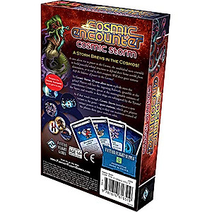 Cosmic Storm Board Game EXPANSION - Classic Strategy Game of Intergalactic Conquest for Kids and Adults, Ages 14+, 3-5 Players, 1-2 Hour Playtime, Made by Fantasy Flight Games