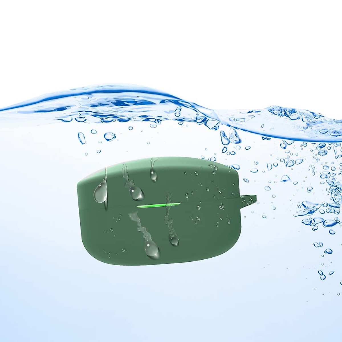 Soft Silicone Skin Case for Sony WF-1000XM4, Shock-Absorbing Case Cover Accessories with Keychain for Men Teens Boys Girls Women for Sony WF-1000XM4