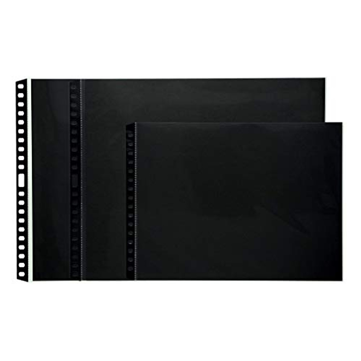 ProFolio by Itoya, Art ProFolio PolyGlass, 10-Pack Multi-Ring Binder Refill Pages - Portrait, 8.5 x 11 Inches