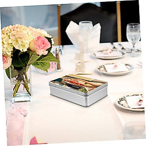 Box Sublimation Candy Tin Box Storage Box with Lid Cake Container Candy Containers Tin Pen Pencil Case Sublimation Metal Box Small Tin Box Tinplate Trinket Box Container
