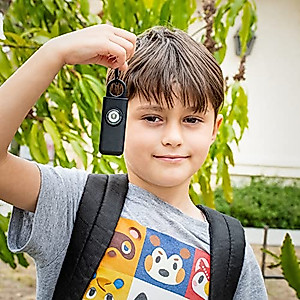 The Original Self Defense Siren Personal Safety Alarm for Women, Men, Kids, Elderly - SOS LED Strobe Light - Air Travel/TSA Friendly - Emergency Safe Key Chain Device, Pocket Size - 2 Units