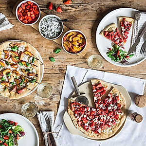 Pizza Passion Pizza Stone by Villeroy & Boch - Premium Cordierite - 15.75 x 13.75 Inches