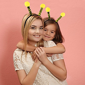 Yaomiao 8 Pieces Bee Antenna Headbands Tentacle Hair Bands for Kids Women Halloween Cosplay Costume Accessories Party Favors