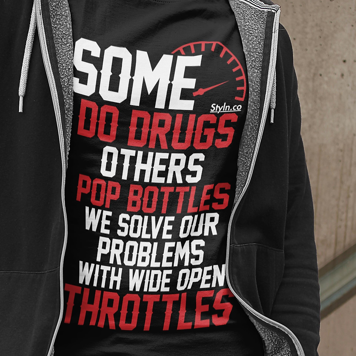 Wide Open Throttles T-Shirt | Racing Car Short Sleeve Shirts Gift for Car Lovers Automotive Enthusiasts Adult - X Large