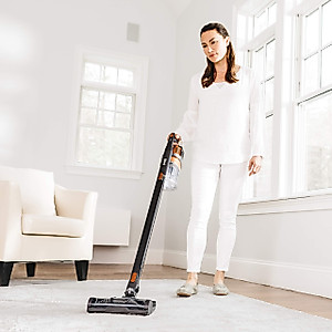 Shark Rocket Lightweight Cordless Stick Vacuum (IX140 Orange) (Renewed)