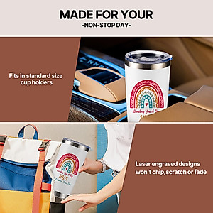 WFSJRED Sending You a Big Hug Tumbler 20 oz Insulated Tumblers with Lid & Straw | Stainless Steel Travel Coffee Wine Tumbler Mug (Sending you Tumbler)