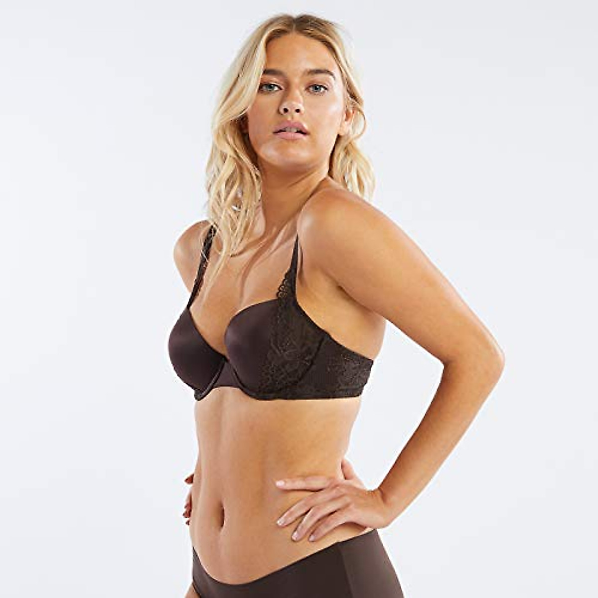 Savage X Fenty, Women's, Demi Cup Bra, Nude Cocoa/Semi Sweet, 38D