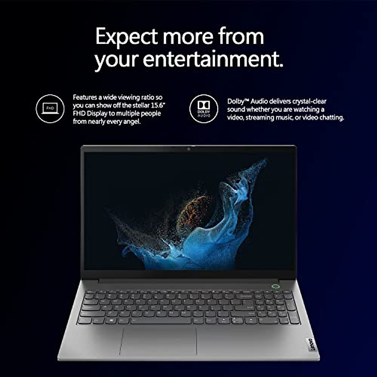Lenovo ThinkBook 15.6" Laptop, 15.6" FHD Anti-Glare Display, AMD Ryzen 5 5500U Processor (6 Cores, 4.0GHz), Ethernet Port, Backlit Keyboard, Fingerprint Reader, Windows 11 Pro (20GB RAM | 1TB SSD)