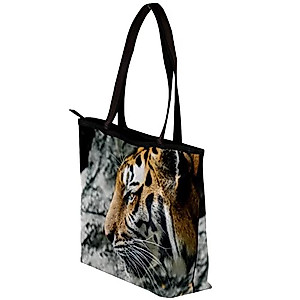 Tote Bag Women Satchel Bag Handbag Stylish Tote Handbag for Women Hobo Bag Fashion Crossbody Bag, Animal Tiger