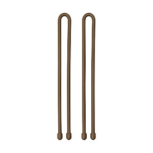 Nite Ize GT12-29-2R3 Original Gear Tie, 12", Coyote, 2 Pack, Made in The USA