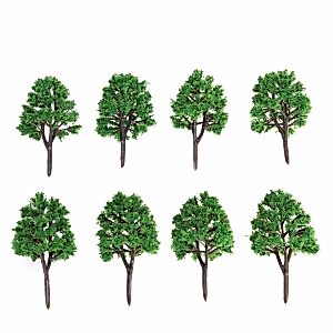 NUOLUX 20pcs Model Trees Landscape 1:150 7.5cm Model Train Scenery Landscape N Scale