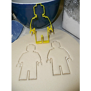 LEGO COMPATIBLE PERSON BUILDING BLOCK CHARACTER SPECIAL OCCASION COOKIE CUTTER BAKING TOOL 3D PRINTED MADE IN USA PR450