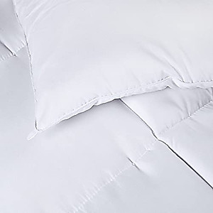 Utopia Bedding Comforter Duvet Insert - Quilted Comforter with Corner Tabs - Box Stitched Down Alternative Comforter (King, White)