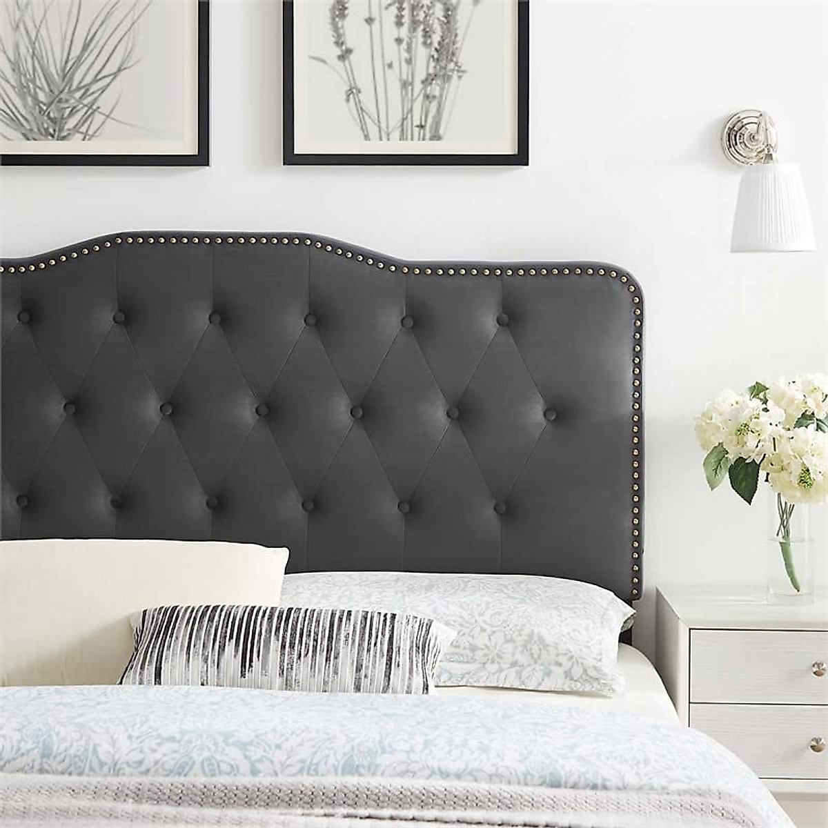 Modway Sophia Adjustable, California King, Charcoal