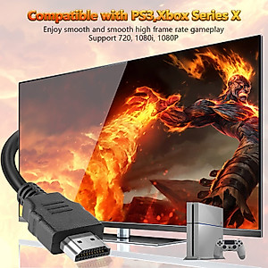 SPOFIT HDMI Cable 10 Pack 3ft, 18Gbps High Speed HDMI Braided Cord,1080p@60Hz,Dolby TrueHD,DTS-HD Compatible with Laptop, Monitor, PS3,TV, More