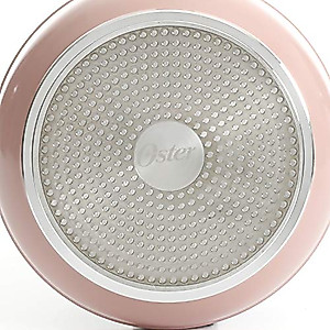 Oster Cookware Set, 12-Piece, Dusty Rose