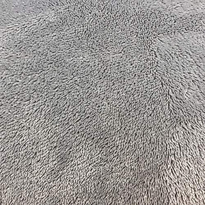 Zen Zone Weighted Blanket with Removable & Washable Cover, 15lb, Plush Grey (48 in. x 72 in.)