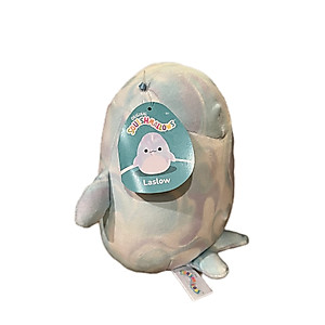 Squishmallows New 8" Laslow The Beluga - Official Kellytoy 2022 Plush - Cute and Soft Stuffed Toy - Great for Kids