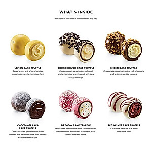 Godiva Chocolatier Birthday Truffles Assorted Chocolate Gift Box, 4.09 Oz (Pack of 6)