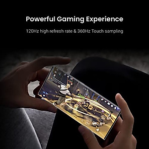 ZTE Axon 40 Ultra 5G Cellphone - Unlocked Smartphone with UDC Tech, 120Hz 6.8" AMOLED Display, 64MP Triple Camera & 5000mAh Battery, Android Phone with Snapdragon 8 Gen 1, US Version, Black,12+256GB