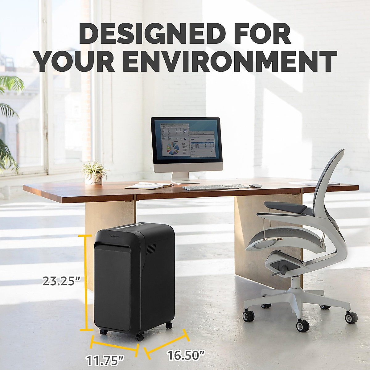 Fellowes LX22M 20 Sheet P-4 Micro-Cut, Heavy Duty Paper Shredder for Office, 100% Jam Proof (Black)