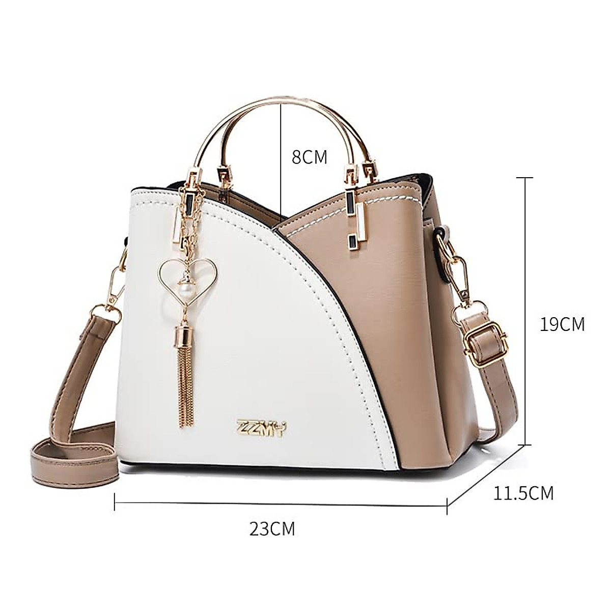 Fashion Handbag Tote Bag for Women Large Capacity Shoulder Bag Messenger Bag Chic Crossbody Bag for Travel Shopping