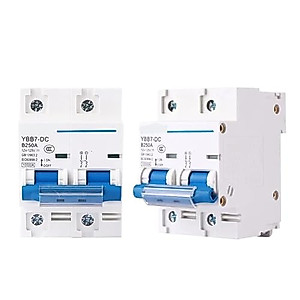 1PCS Solar Battery Circuit Isolator DC Circuit Breaker 1P 2P 12V 24V 60V 72V 96V Mini Protection Switch 80A100A125A150A200A250A (Size : KL4-2b, Color : 150A)