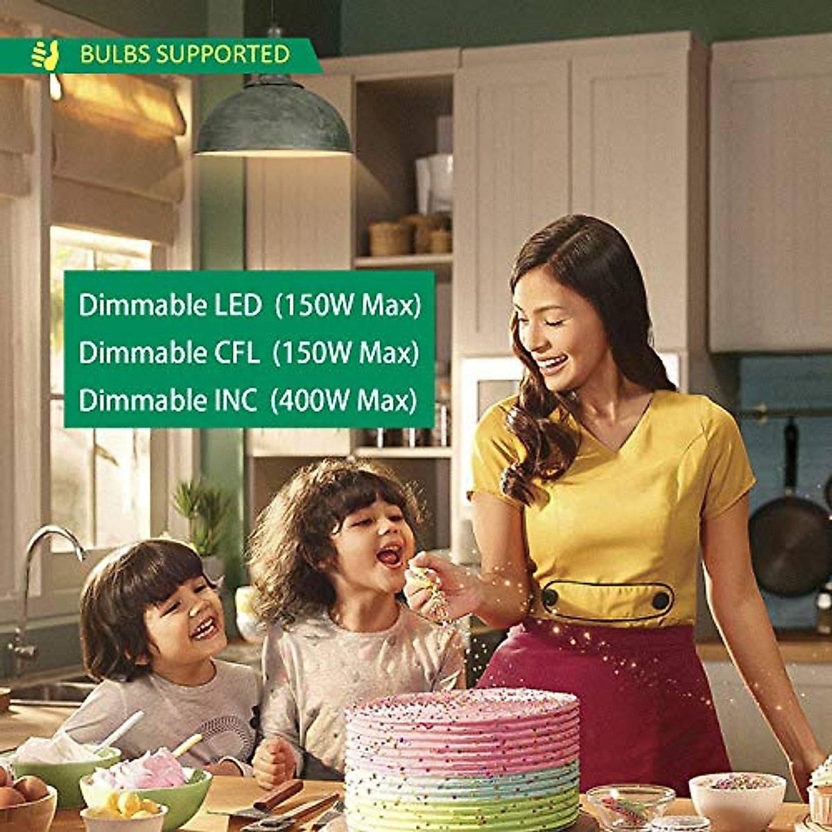 Smart Dimmer Switch by Martin Jerry | Rotary Design unlocks New Features, Trailing Edge dimmer Light Switch is Better Compatible with LED Bulbs, Needs Neutral Wire and 2.4G Wi-Fi