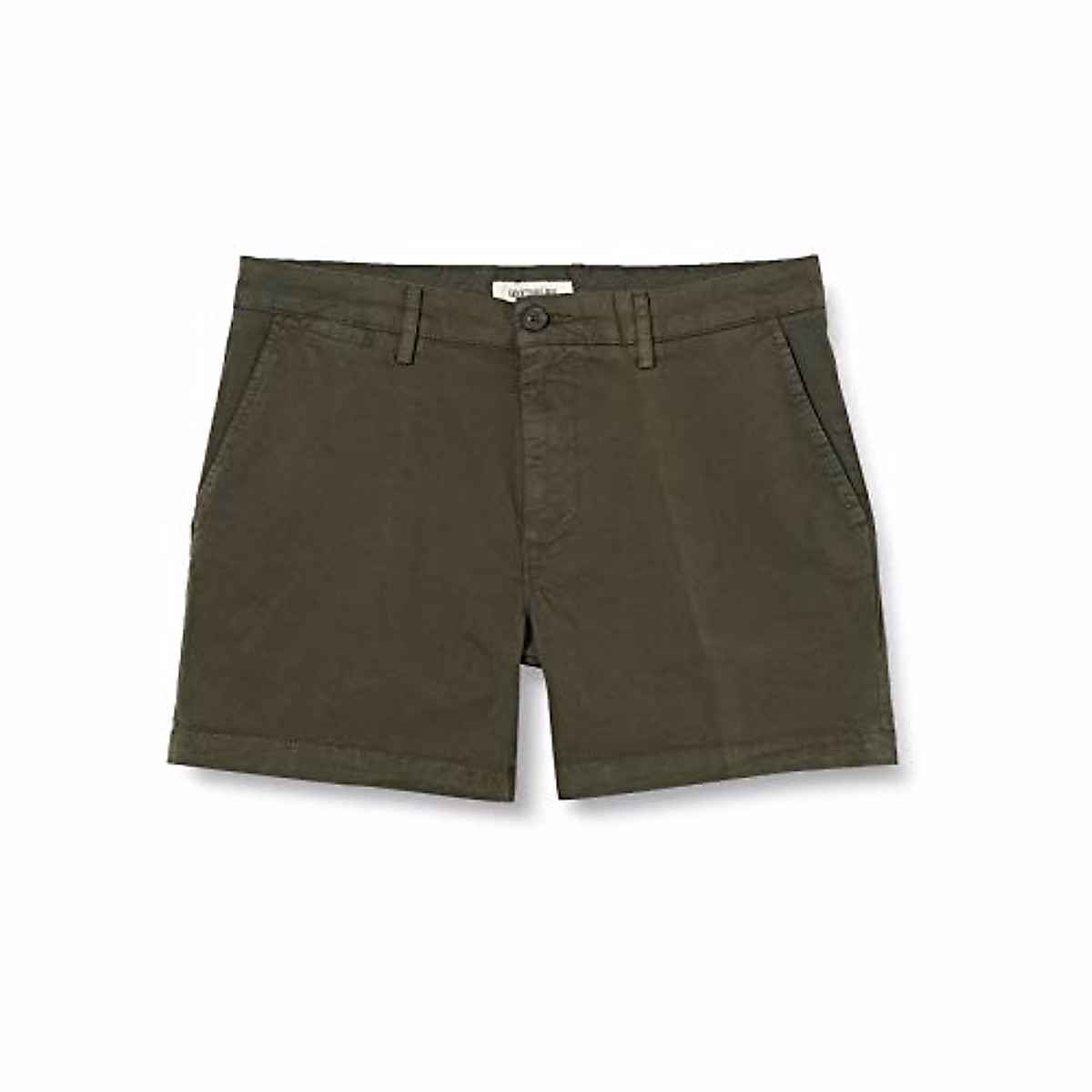Amazon Essentials Men's Slim-Fit 5" Flat-Front Comfort Stretch Chino Short (Previously Goodthreads), Dark Green, 32