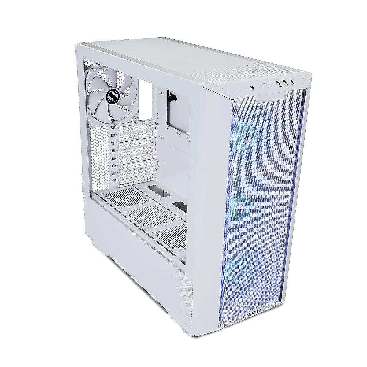 LIAN LI Lancool III RGB White Aluminum/SECC/Tempered Glass Gaming Case with 4 × 140 PWM Fans (ARGB)- LANCOOL 3R-W