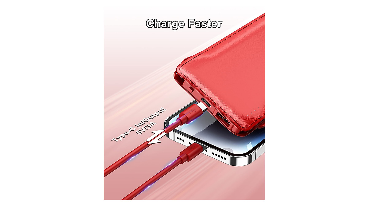 TG90° 10000mAh Portable Charger - Ultra Slim Power Bank