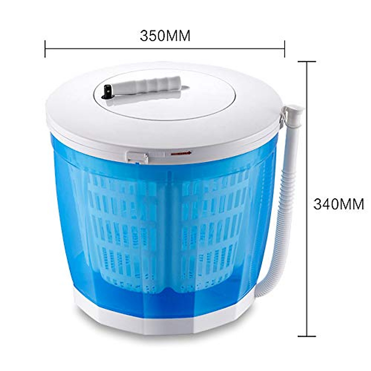 Portable Washing Machine 2 in 1 Hand-operated Mini Compact Traveling Outdoor Compact Washer Spin Dryer for Dorms, Apartments, Camping Travelling Outdoor